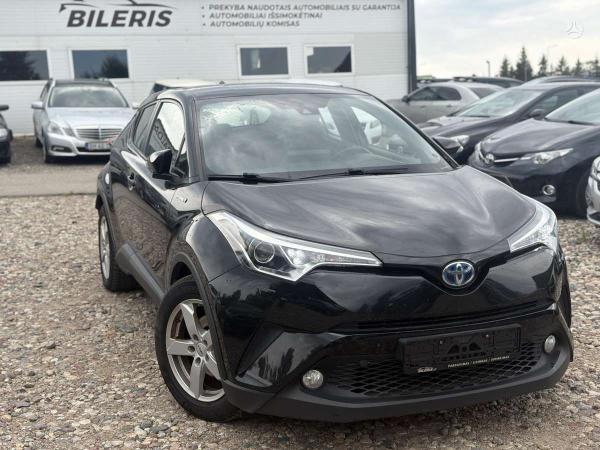 Melns Toyota C-HR 2018 Utena, ar dzinēja tilpumu 1.80 L un nobraukumu 230 tūkst. km par 12590 €, foto 1 vietnē AUTOMOTO.COM.LV