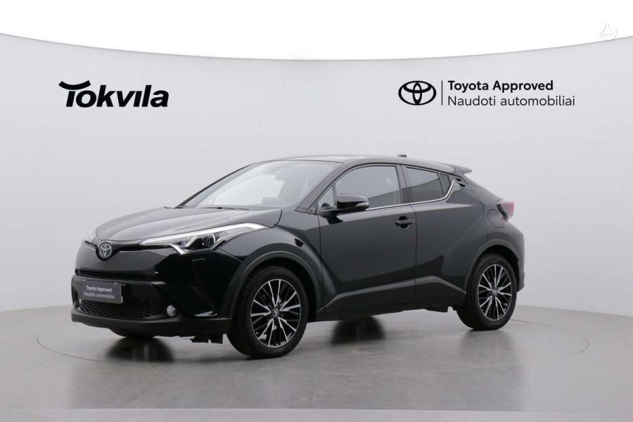 Black Toyota C-HR 2019 in Vilnius, with an engine capacity of 1.20 L and mileage of 117 thousand km for 16900 €, photo 1 on AUTOMOTO.COM.LV