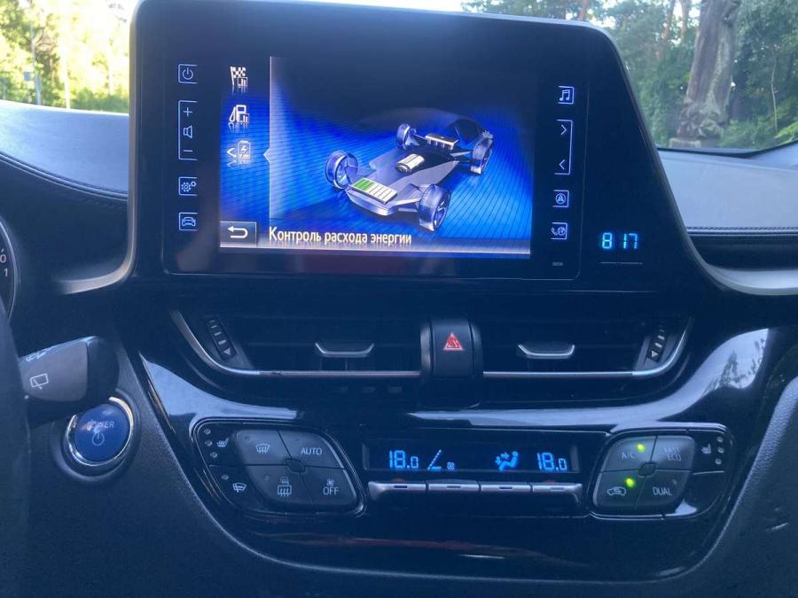 Black Toyota C-HR 2019 in Anyksciai, with an engine capacity of 1.80 L and mileage of 210 thousand km for 14350 €, photo 19 on AUTOMOTO.COM.LV