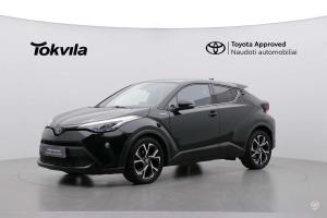 Black Toyota C-HR 2021 in Vilnius, with an engine capacity of 1.80 L and mileage of 53 thousand km for 22600 €, photo  on AUTOMOTO.COM.LV