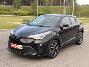 Black Toyota C-HR 2021 in Vilnius, with an engine capacity of 1.80 L and mileage of 168 thousand km for 18850 €, photo  on AUTOMOTO.COM.LV