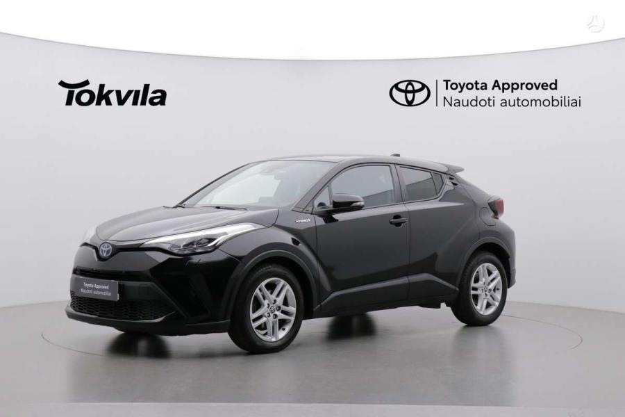 Черный Тойота C-HR 2021 в Вильнюс, объемом двигателя 1.80 л и пробегом 70 тыс. км за 23900 €, фото 1 на AUTOMOTO.COM.LV