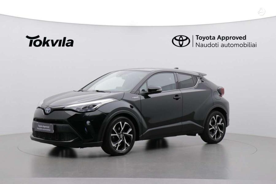 Черный Тойота C-HR 2021 в Вильнюс, объемом двигателя 1.80 л и пробегом 55 тыс. км за 23900 €, фото 1 на AUTOMOTO.COM.LV