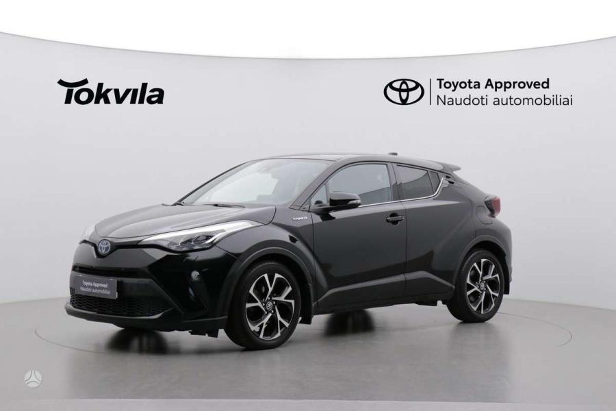Melns Toyota C-HR 2021 Viļņa, ar dzinēja tilpumu 1.80 L un nobraukumu 90 tūkst. km par 23900 €, foto 1 vietnē AUTOMOTO.COM.LV