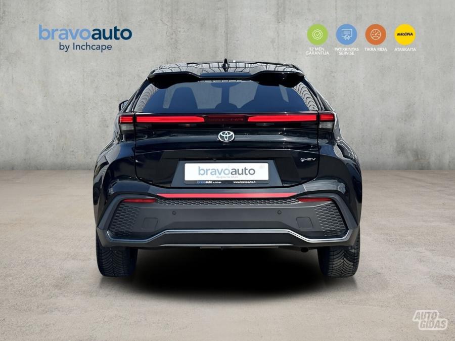 Melns Toyota C-HR 2024 Kauņa, ar dzinēja tilpumu 1.80 L un nobraukumu 50 tūkst. km par 29771 €, foto 6 vietnē AUTOMOTO.COM.LV