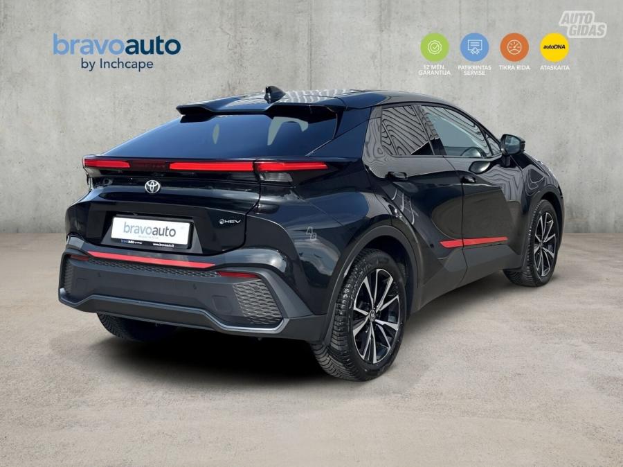 Melns Toyota C-HR 2024 Kauņa, ar dzinēja tilpumu 1.80 L un nobraukumu 50 tūkst. km par 29771 €, foto 7 vietnē AUTOMOTO.COM.LV