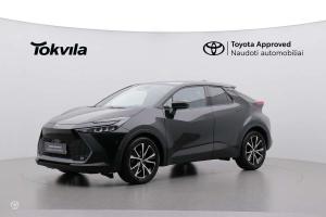 Black Toyota C-HR 2024 in Vilnius, with an engine capacity of 1.80 L and mileage of 33 thousand km for 27900 €, photo  on AUTOMOTO.COM.LV
