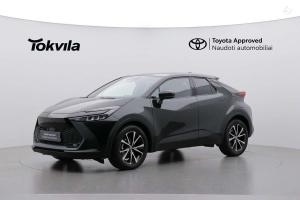 Melns Toyota C-HR 2025 Viļņa, ar dzinēja tilpumu 1.80 L un nobraukumu 15 tūkst. km par 29900 €, foto  vietnē AUTOMOTO.COM.LV