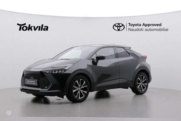 Черный Тойота C-HR 2025 в Вильнюс, объемом двигателя 1.80 л и пробегом 21 тыс. км за 31990 €, фото 1 на AUTOMOTO.COM.LV