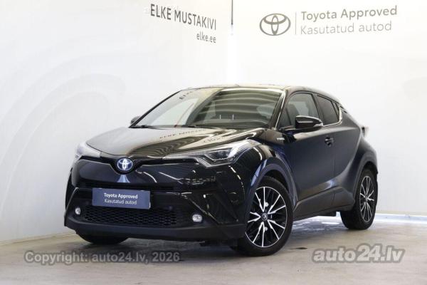 Black Toyota C-HR 2018 in Tallinn, with an engine capacity of 1.80 L and mileage of 98 thousand km for 17300 €, photo 1 on AUTOMOTO.COM.LV