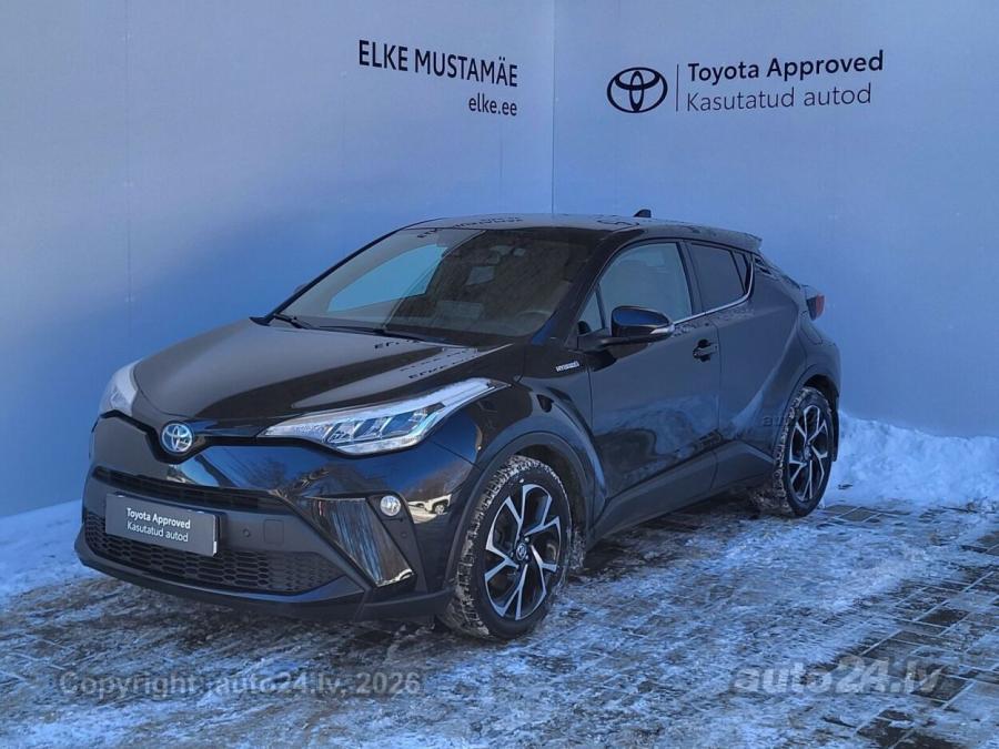 Black Toyota C-HR 2021 in Tallinn, with an engine capacity of 1.80 L and mileage of 103 thousand km for 19995 €, photo 1 on AUTOMOTO.COM.LV