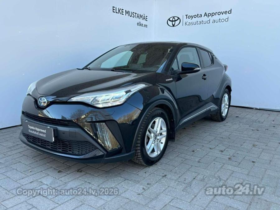 Black Toyota C-HR 2021 in Tallinn, with an engine capacity of 1.80 L and mileage of 58 thousand km for 20495 €, photo 10 on AUTOMOTO.COM.LV