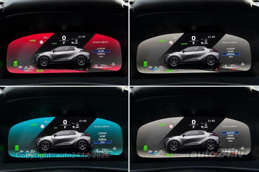 Black Toyota C-HR 2024 in Tallinn, with an engine capacity of 2.00 L and mileage of 44 thousand km for 33900 €, photo 11 on AUTOMOTO.COM.LV