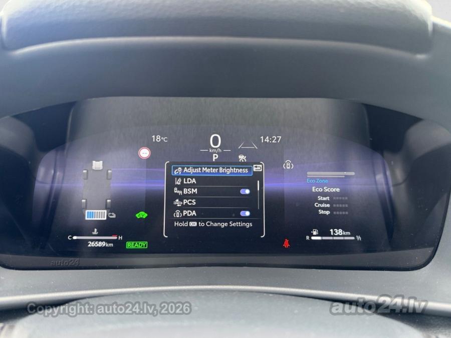 Черный Тойота C-HR 2025 в Пайде, объемом двигателя 1.80 л и пробегом 27 тыс. км за 28990 €, фото 14 на AUTOMOTO.COM.LV