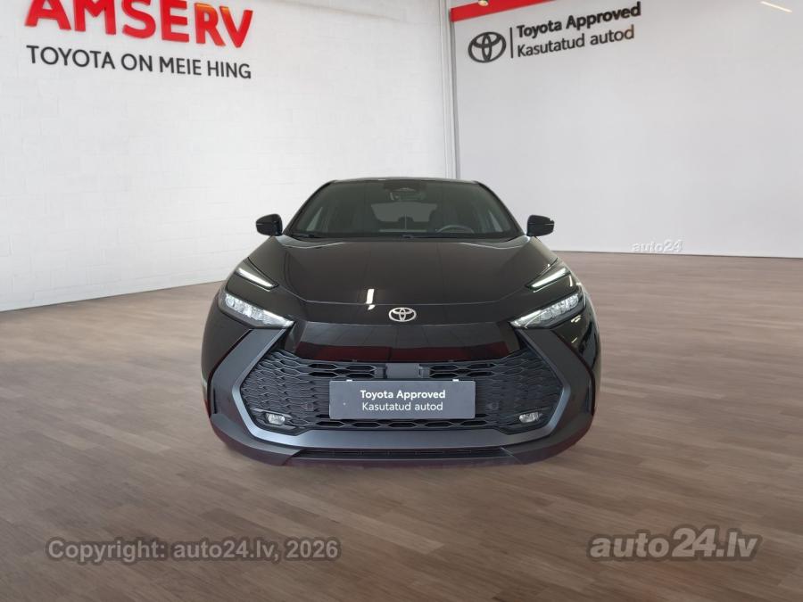 Black Toyota C-HR 2025 in Viljandi, with an engine capacity of 1.80 L and mileage of 25 thousand km for 28990 €, photo 6 on AUTOMOTO.COM.LV