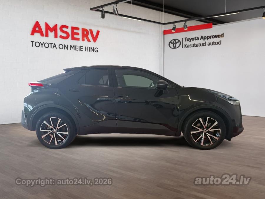 Black Toyota C-HR 2025 in Viljandi, with an engine capacity of 1.80 L and mileage of 25 thousand km for 28990 €, photo 17 on AUTOMOTO.COM.LV
