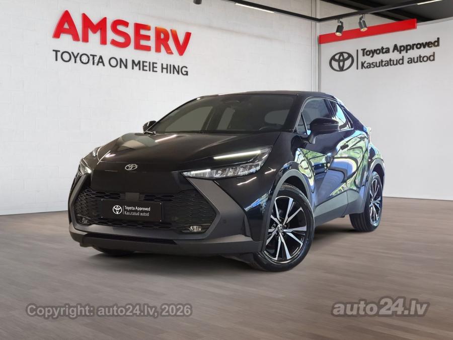 Melns Toyota C-HR 2025 Tallina, ar dzinēja tilpumu 1.80 L un nobraukumu 33 tūkst. km par 28990 €, foto 1 vietnē AUTOMOTO.COM.LV