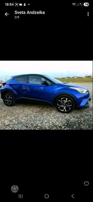 Zils Toyota C-HR 2017 Viļņa, ar dzinēja tilpumu 1.80 L un nobraukumu 179 tūkst. km par 15500 €, foto 2 vietnē AUTOMOTO.COM.LV