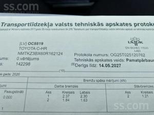 Zils Toyota C-HR 2018 Rīga, ar dzinēja tilpumu 1.80 L un nobraukumu 140 tūkst. km par 16980 €, foto 33 vietnē AUTOMOTO.COM.LV