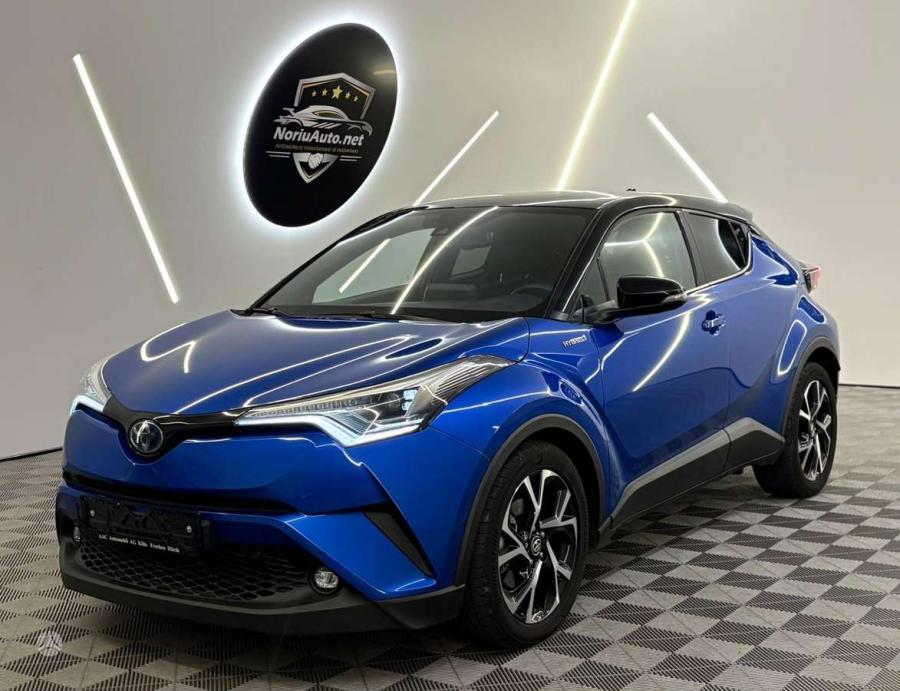 Blue Toyota C-HR 2018 in Marijampole, with an engine capacity of 1.80 L and mileage of 160 thousand km for 16999 €, photo 25 on AUTOMOTO.COM.LV