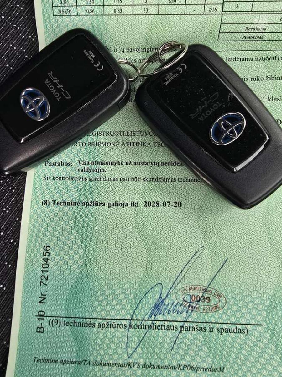 Синий Тойота C-HR 2018 в Вильнюс, объемом двигателя 1.80 л и пробегом 269 тыс. км за 13550 €, фото 29 на AUTOMOTO.COM.LV