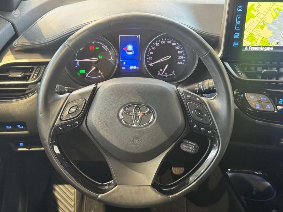Blue Toyota C-HR 2019 in Siauliai, with an engine capacity of 1.80 L and mileage of 69 thousand km for 19900 €, photo 16 on AUTOMOTO.COM.LV