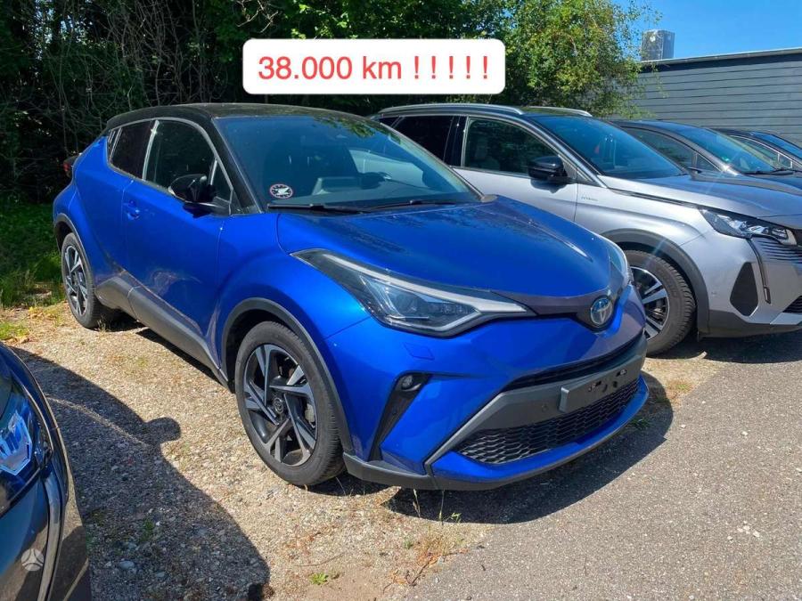 Zils Toyota C-HR 2022 Utena, ar dzinēja tilpumu 1.80 L un nobraukumu 38 tūkst. km par 20990 €, foto 1 vietnē AUTOMOTO.COM.LV