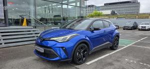 Blue Toyota C-HR 2022 in Vilnius, with an engine capacity of 1.99 L and mileage of 76 thousand km for 24650 €, photo 3 on AUTOMOTO.COM.LV