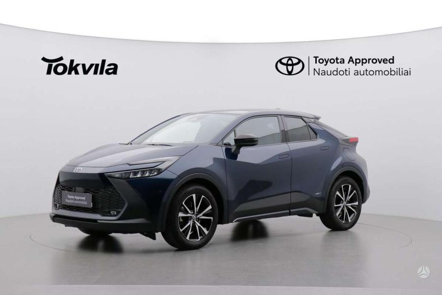 Zils Toyota C-HR 2025 Viļņa, ar dzinēja tilpumu 1.99 L un nobraukumu 9 tūkst. km par 38900 €, foto 1 vietnē AUTOMOTO.COM.LV