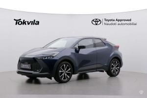 Blue Toyota C-HR 2025 in Vilnius, with an engine capacity of 1.99 L and mileage of 9 thousand km for 38900 €, photo  on AUTOMOTO.COM.LV