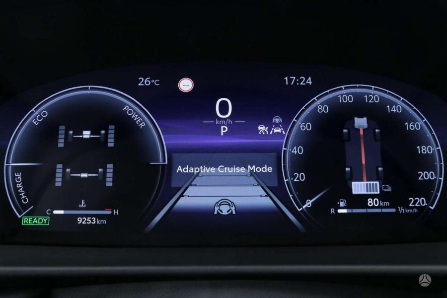 Blue Toyota C-HR 2025 in Vilnius, with an engine capacity of 1.99 L and mileage of 9 thousand km for 38900 €, photo 15 on AUTOMOTO.COM.LV