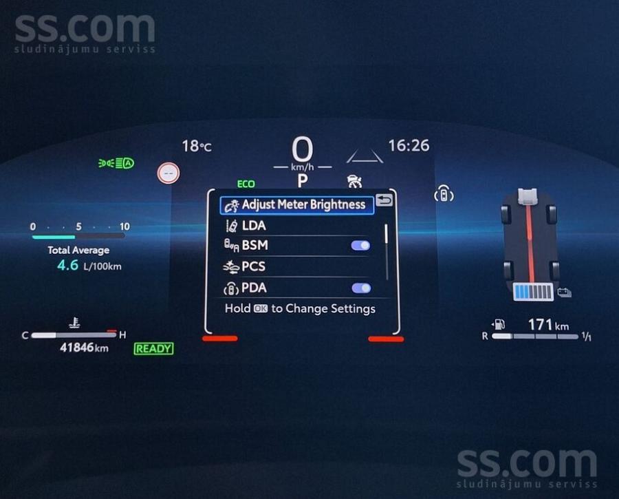 Синий Тойота C-HR 2025 в Рига, объемом двигателя 1.80 л и пробегом 42 тыс. км за 26900 €, фото 18 на AUTOMOTO.COM.LV