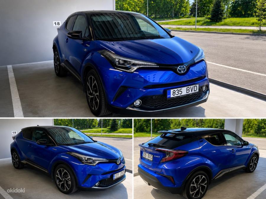 Синий Тойота C-HR 2017 в Таллин, объемом двигателя 1.80 л и пробегом 134 тыс. км за 15000 €, фото 12 на AUTOMOTO.COM.LV