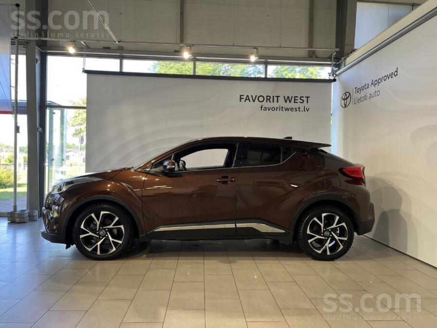 Brūns Toyota C-HR 2019 Ventspils, ar dzinēja tilpumu 1.80 L un nobraukumu 69 tūkst. km par 18990 €, foto 2 vietnē AUTOMOTO.COM.LV