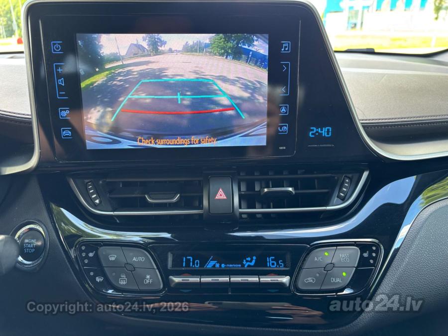 Brown Toyota C-HR 2017 in Paide, with an engine capacity of 1.20 L and mileage of 140 thousand km for 12890 €, photo 19 on AUTOMOTO.COM.LV