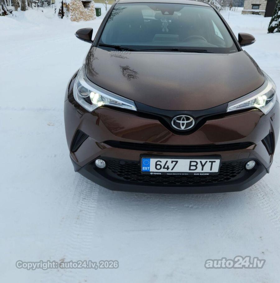 Brown Toyota C-HR 2019 in Tallinn, with an engine capacity of 1.20 L and mileage of 87 thousand km for 14700 €, photo 1 on AUTOMOTO.COM.LV