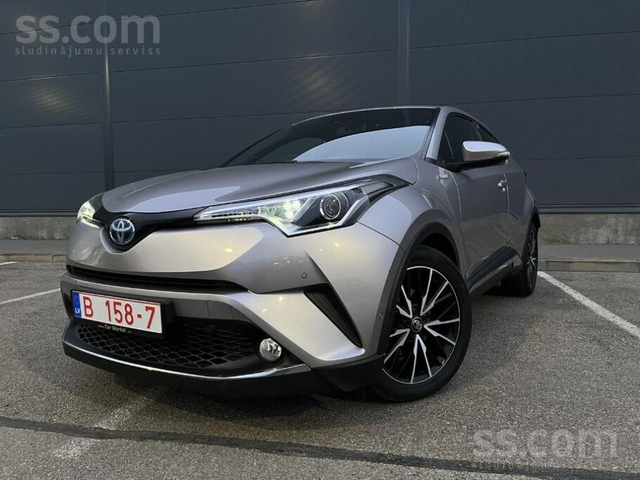 Pelēks Toyota C-HR 2016 Rīga, ar dzinēja tilpumu 1.80 L un nobraukumu 194 tūkst. km par 13900 €, foto 1 vietnē AUTOMOTO.COM.LV