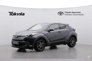 Pelēks Toyota C-HR 2017 Viļņa, ar dzinēja tilpumu 1.80 L un nobraukumu 135 tūkst. km par 16900 €, foto  vietnē AUTOMOTO.COM.LV