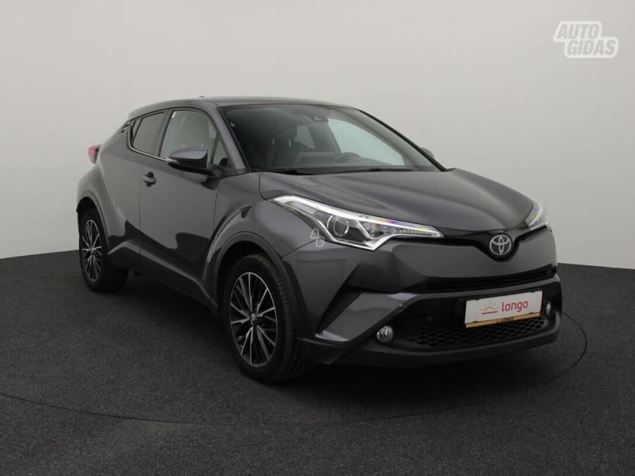 Grey Toyota C-HR 2017 in Vilnius, with an engine capacity of 1.20 L and mileage of 156 thousand km for 12899 €, photo 10 on AUTOMOTO.COM.LV
