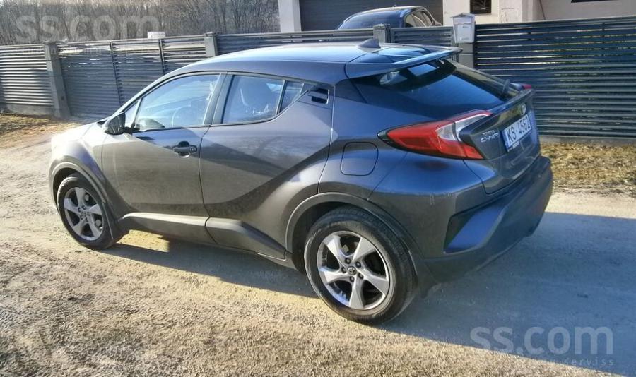 Pelēks Toyota C-HR 2017 Rīga, ar dzinēja tilpumu 1.20 L un nobraukumu 173 tūkst. km par 12890 €, foto 11 vietnē AUTOMOTO.COM.LV
