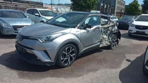 Grey Toyota C-HR 2017 in Panevezys, with an engine capacity of 1.80 L and mileage of 62 thousand km for 9999 €, photo  on AUTOMOTO.COM.LV