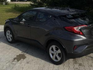 Grey Toyota C-HR 2017 in Utena, with an engine capacity of 1.20 L and mileage of 162 thousand km for 11600 €, photo 23 on AUTOMOTO.COM.LV
