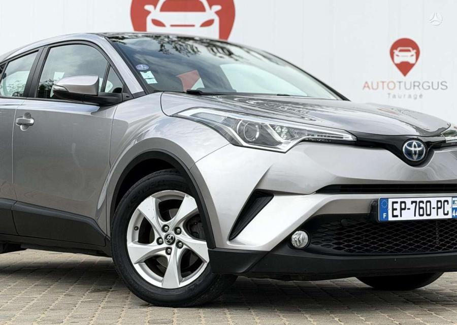 Серый Тойота C-HR 2017 в Таураге, объемом двигателя 1.80 л и пробегом 269 тыс. км за 11400 €, фото 13 на AUTOMOTO.COM.LV