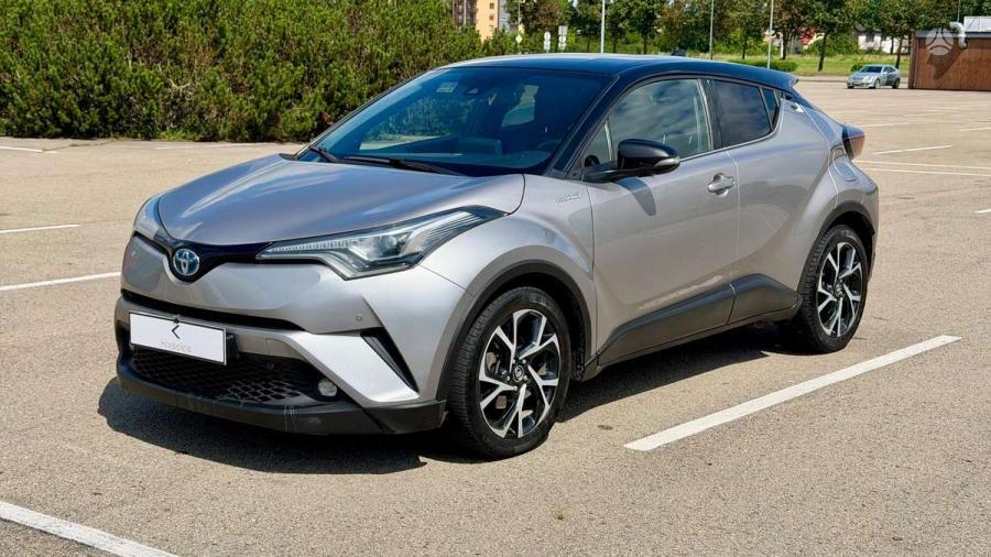 Pelēks Toyota C-HR 2017 Šauļi, ar dzinēja tilpumu 1.80 L un nobraukumu 554 tūkst. km par 10550 €, foto 7 vietnē AUTOMOTO.COM.LV
