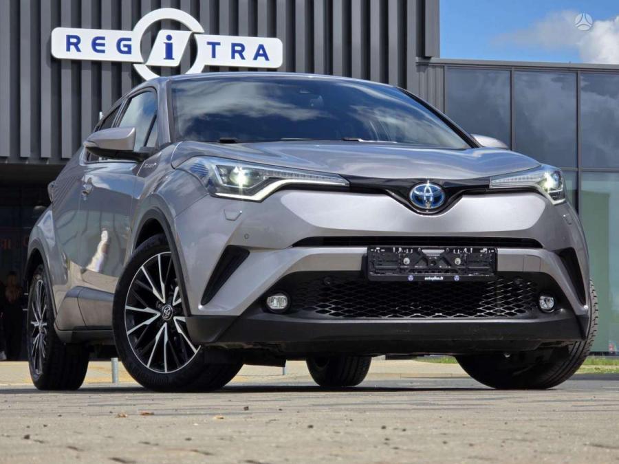 Pelēks Toyota C-HR 2017 Šauļi, ar dzinēja tilpumu 1.80 L un nobraukumu 153 tūkst. km par 16600 €, foto 7 vietnē AUTOMOTO.COM.LV
