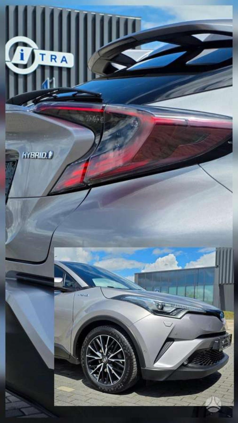 Pelēks Toyota C-HR 2017 Šauļi, ar dzinēja tilpumu 1.80 L un nobraukumu 153 tūkst. km par 16600 €, foto 20 vietnē AUTOMOTO.COM.LV