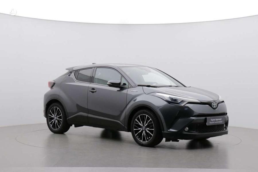 Grey Toyota C-HR 2017 in Vilnius, with an engine capacity of 1.80 L and mileage of 77 thousand km for 20900 €, photo 20 on AUTOMOTO.COM.LV