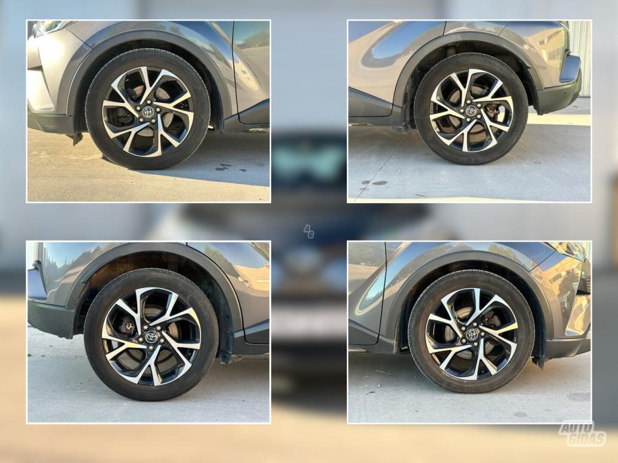 Pelēks Toyota C-HR 2018 Klaipėda, ar dzinēja tilpumu 1.80 L un nobraukumu 140 tūkst. km par 17300 €, foto 17 vietnē AUTOMOTO.COM.LV