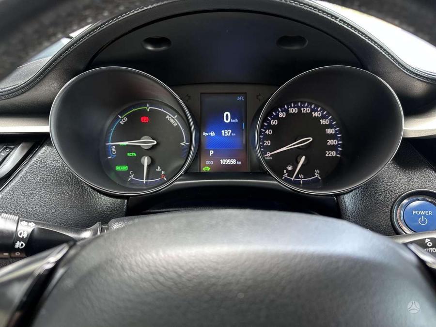 Pelēks Toyota C-HR 2018 Viļņa, ar dzinēja tilpumu 1.80 L un nobraukumu 110 tūkst. km par 17250 €, foto 40 vietnē AUTOMOTO.COM.LV