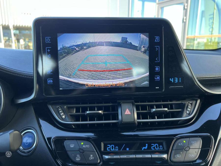 Pelēks Toyota C-HR 2018 Šauļi, ar dzinēja tilpumu 1.80 L un nobraukumu 181 tūkst. km par 14250 €, foto 22 vietnē AUTOMOTO.COM.LV